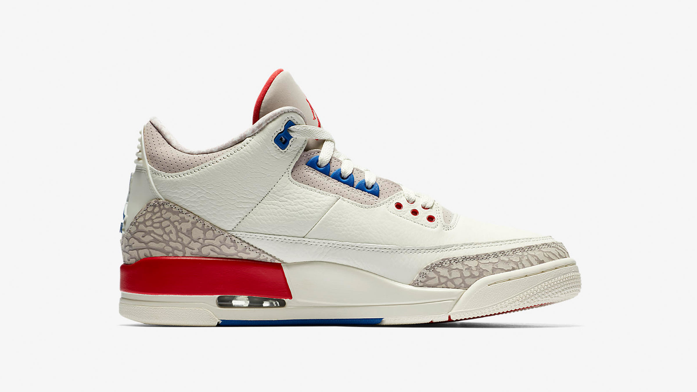 Nike Air Jordan 3 Retro (Sail, Royal, Bone & Red) | END. Launches