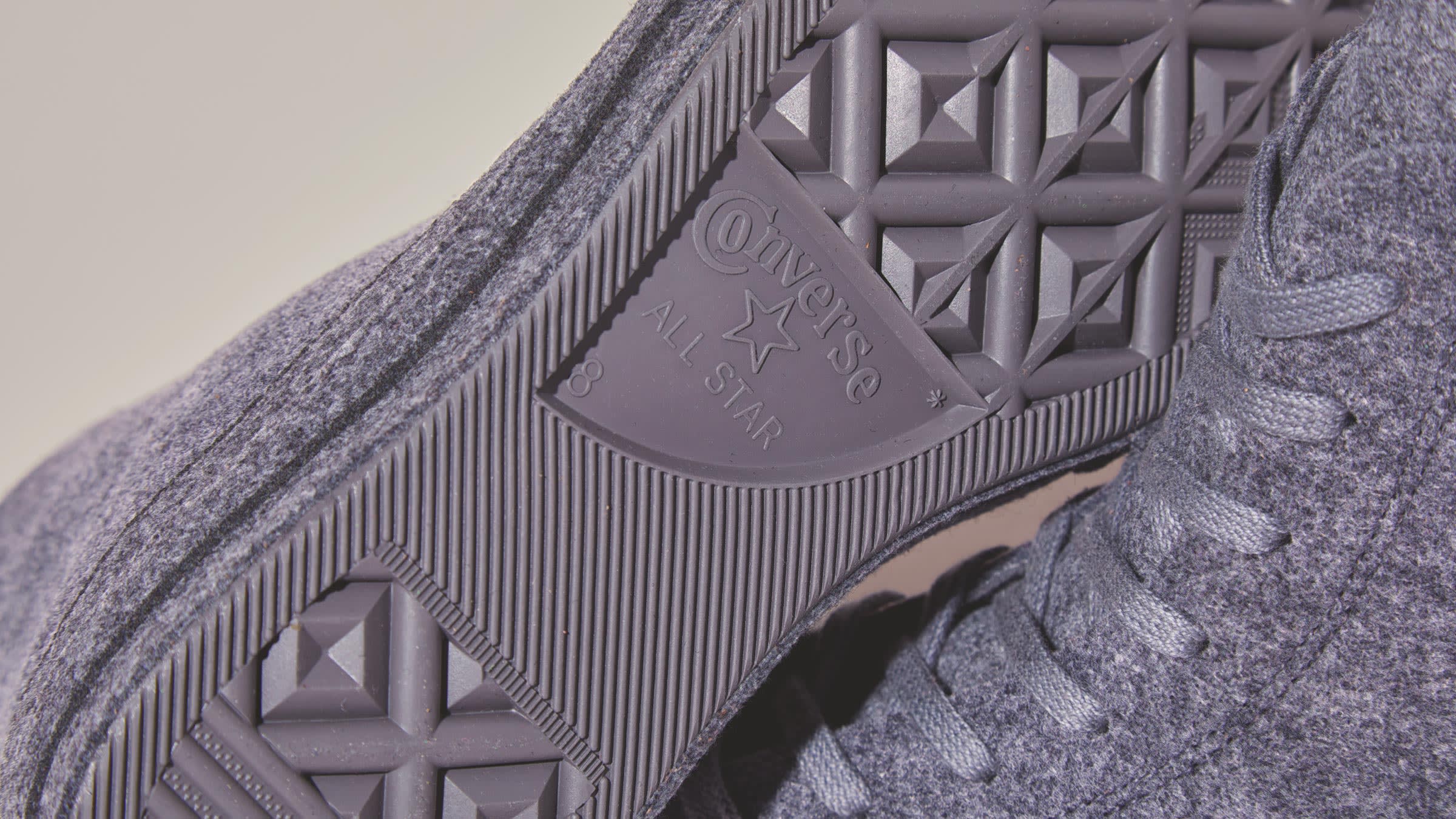 Converse X JW Anderson Felt Chuck Taylor 70's Hi (Quiet Shade & Black ...