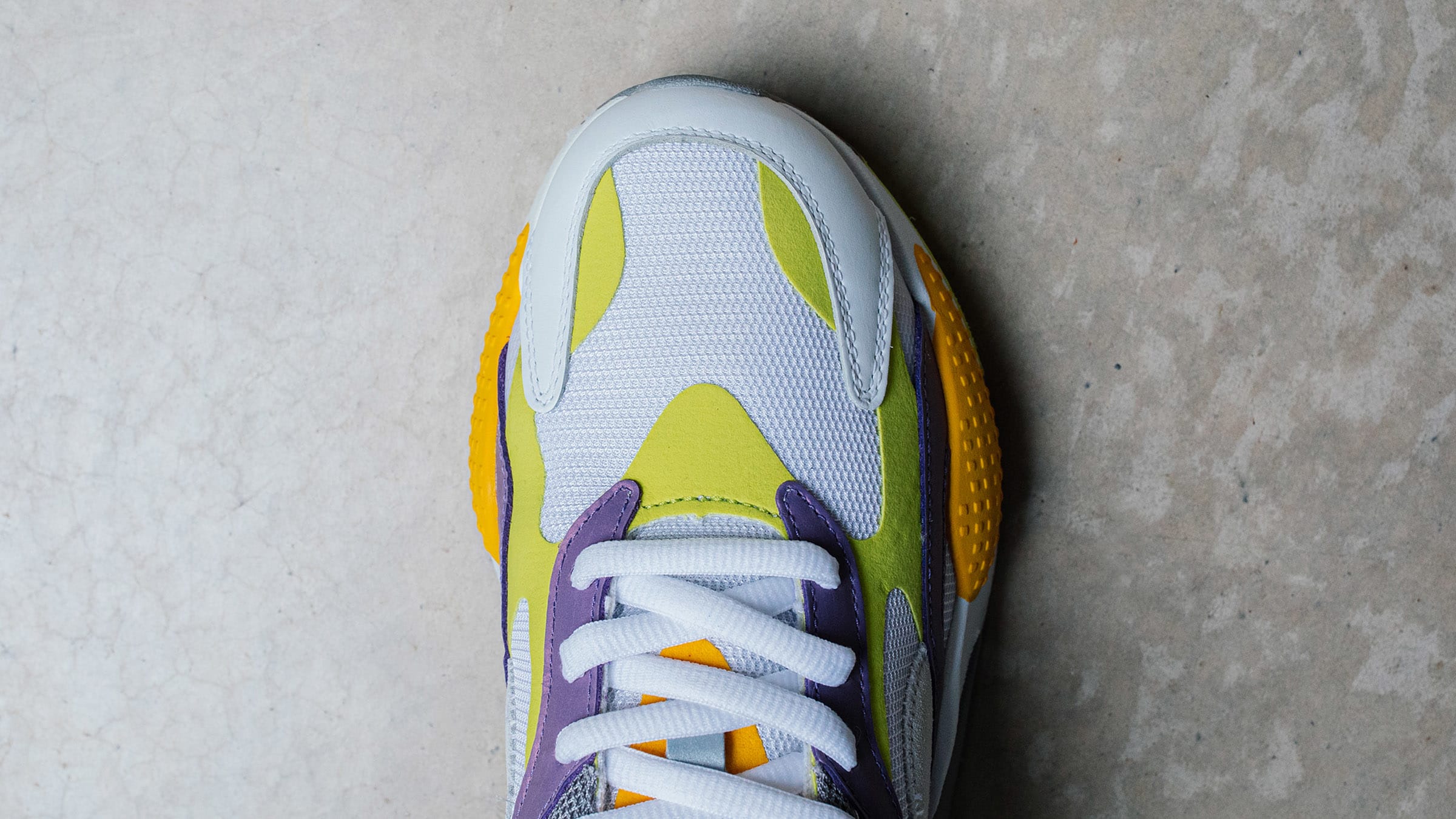 Puma RS-X³ LEVEL UP (Puma White & Lime Punch) | END. Launches