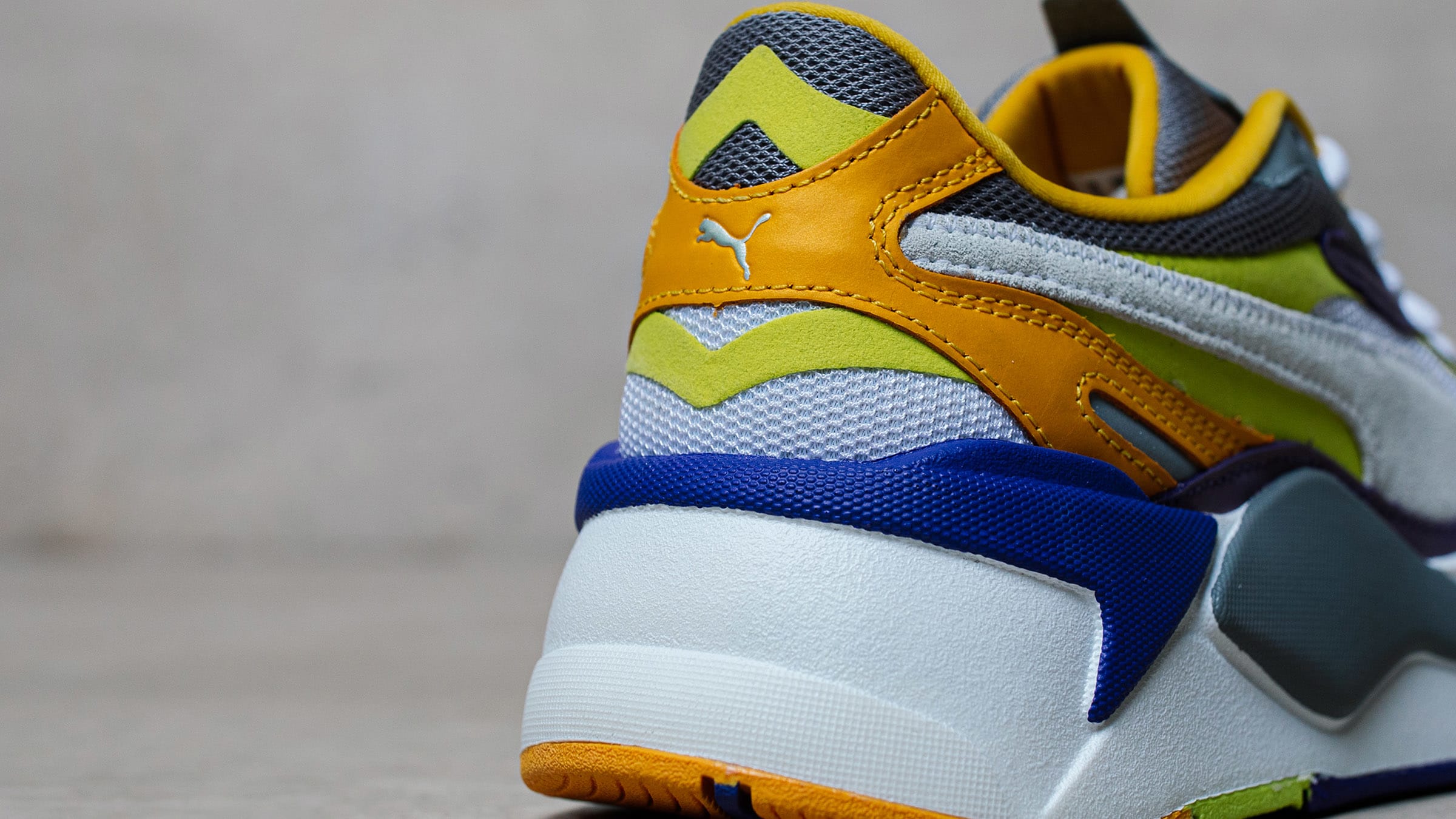 Puma RS-X³ LEVEL UP (Puma White & Lime Punch) | END. Launches