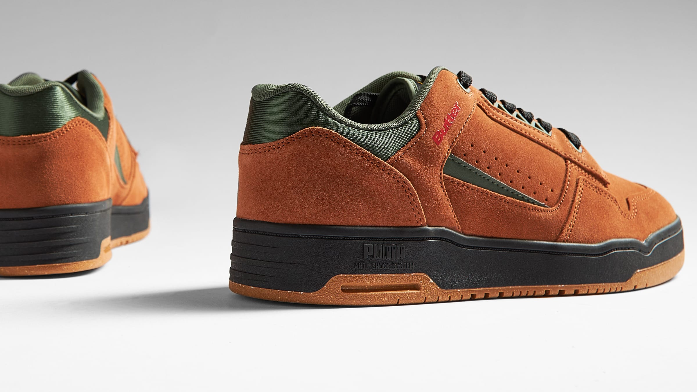 Puma x Butter Goods Slipstream Low SD (Mocha Bisque, Black & Thyme ...