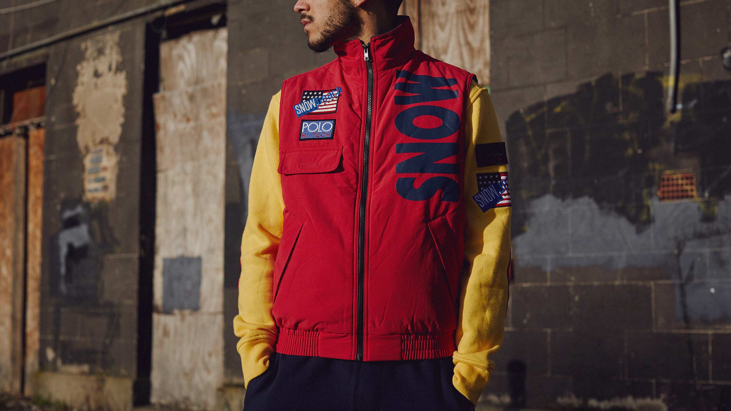Polo Ralph Lauren Gilet 'Snow Beach' (Red) | END. Launches