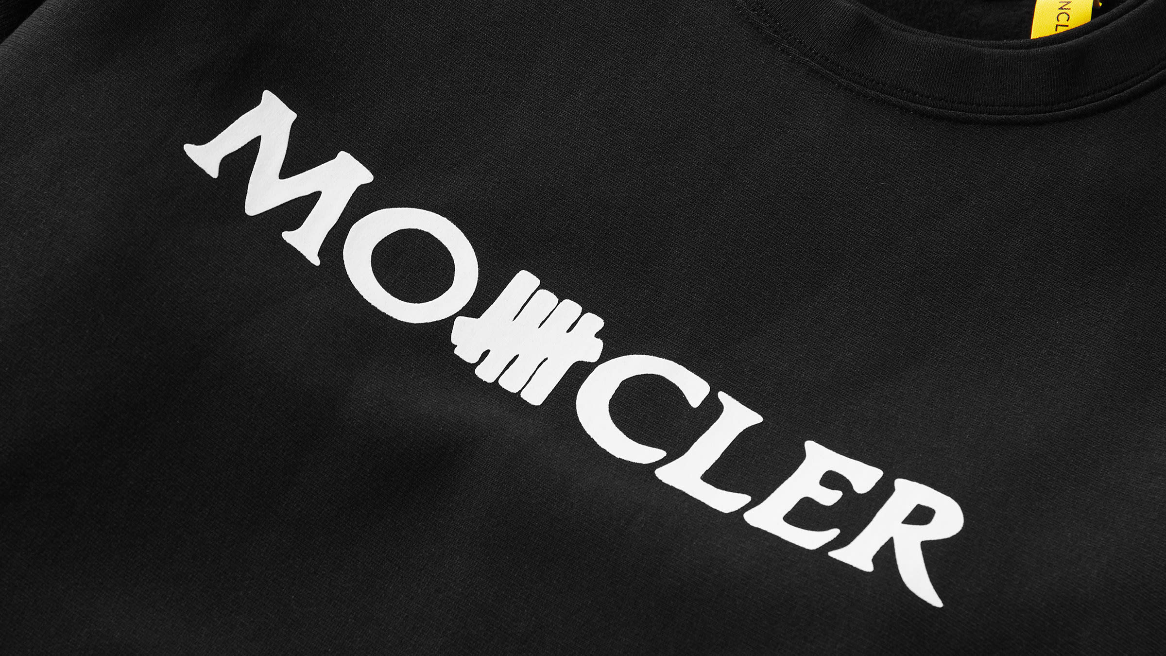 Moncler Genius 2 Moncler 1952 x Undefeated Logo Text Crew Sweat (Black ...