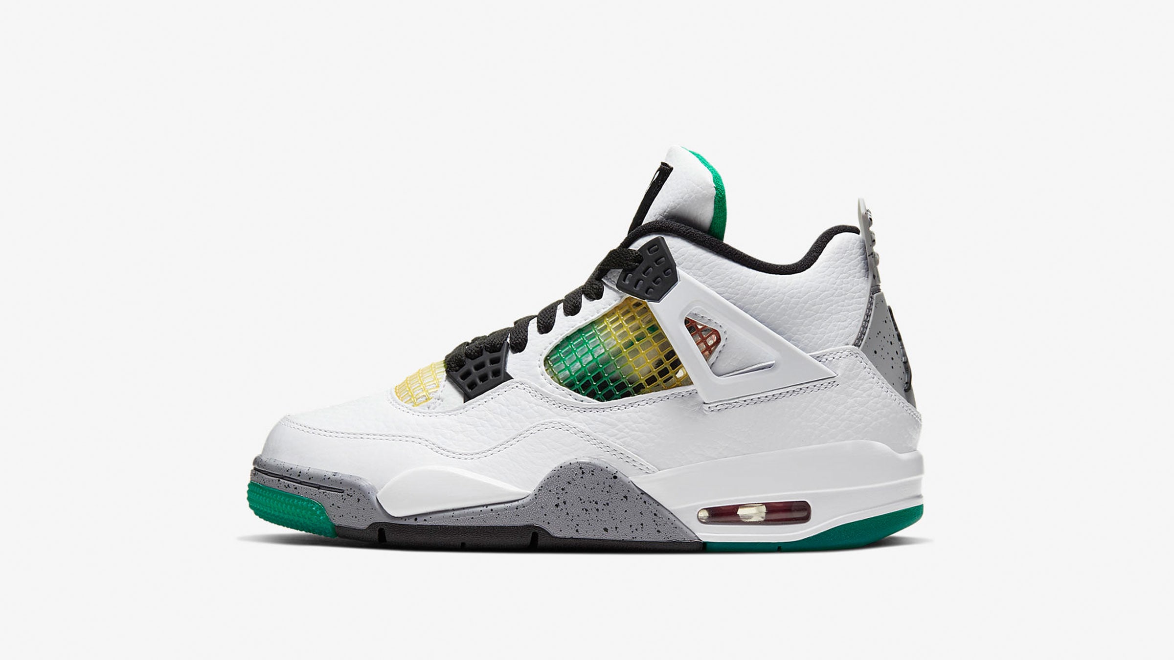 Air Jordan 4 Retro W (White, Red, Green & Gold) | END. Launches