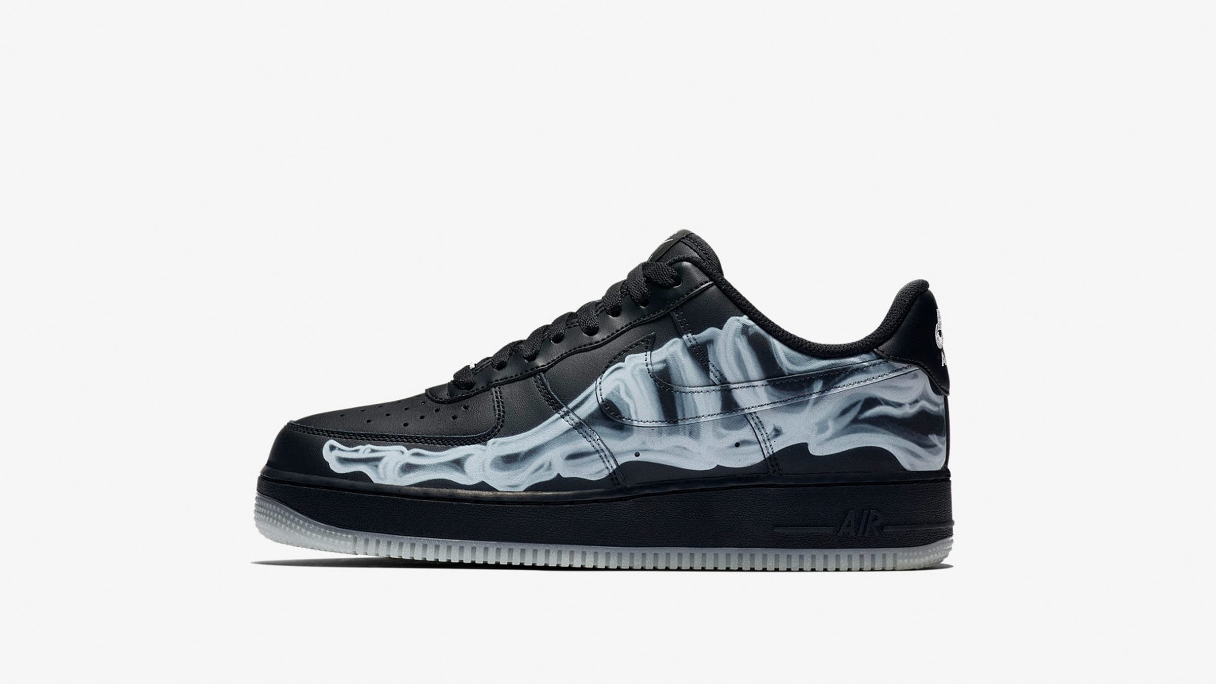 Nike Air Force 1 '07 Skeleton QS (Black) | END. Launches