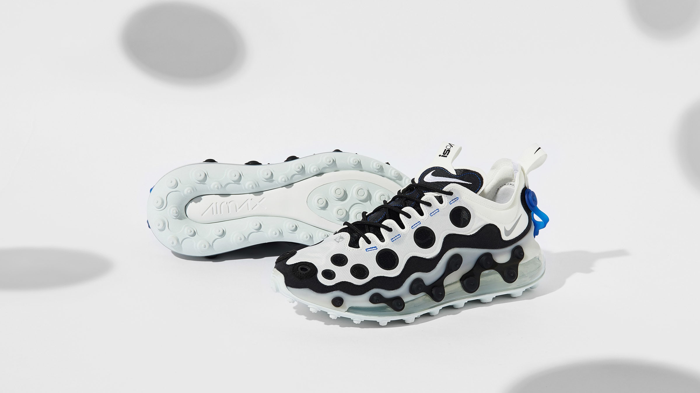 Nike Air Max 720 ISPA (Summit White, Black & Blue) | END. Launches