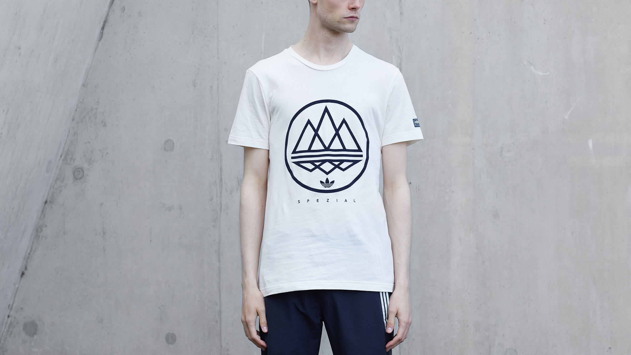 Adidas SPZL MOD Trefoil Tee (Chalk White & Punjab) | END. Launches