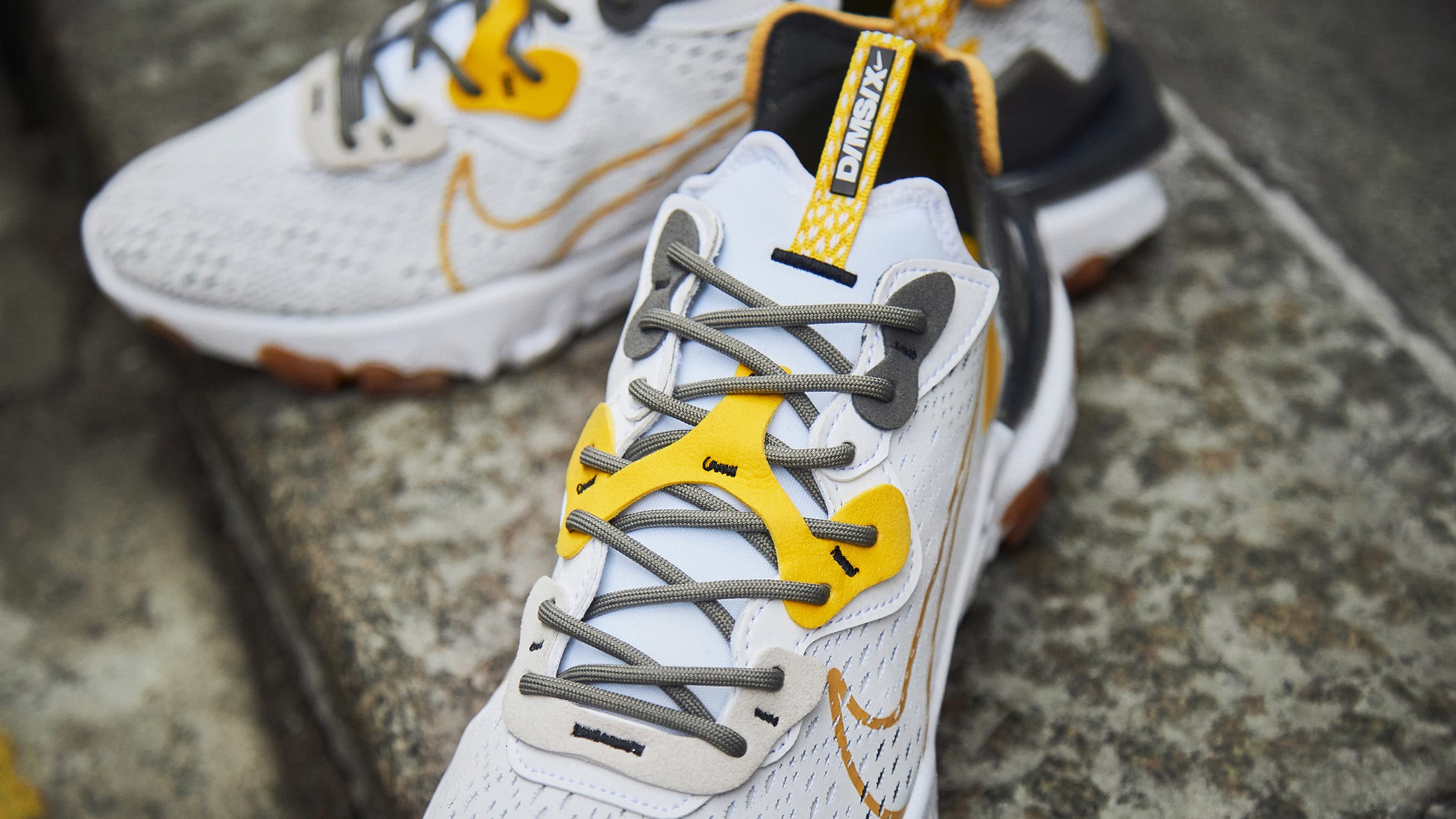 Nike React Vision (White, Grey & Speed Yellow) | END. Launches