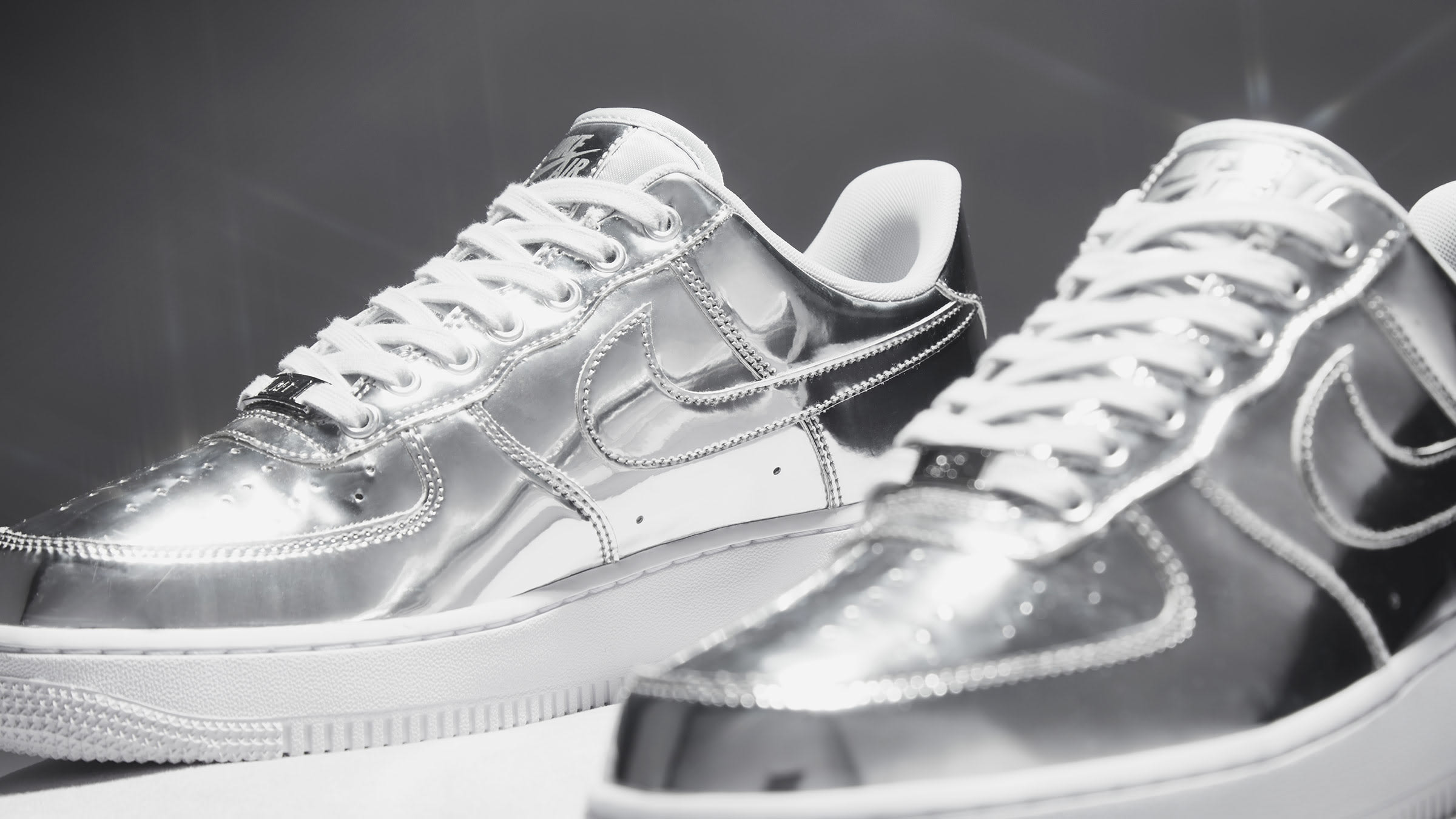 Nike Air Force 1 SP W (Chrome, Silver & White) | END. Launches