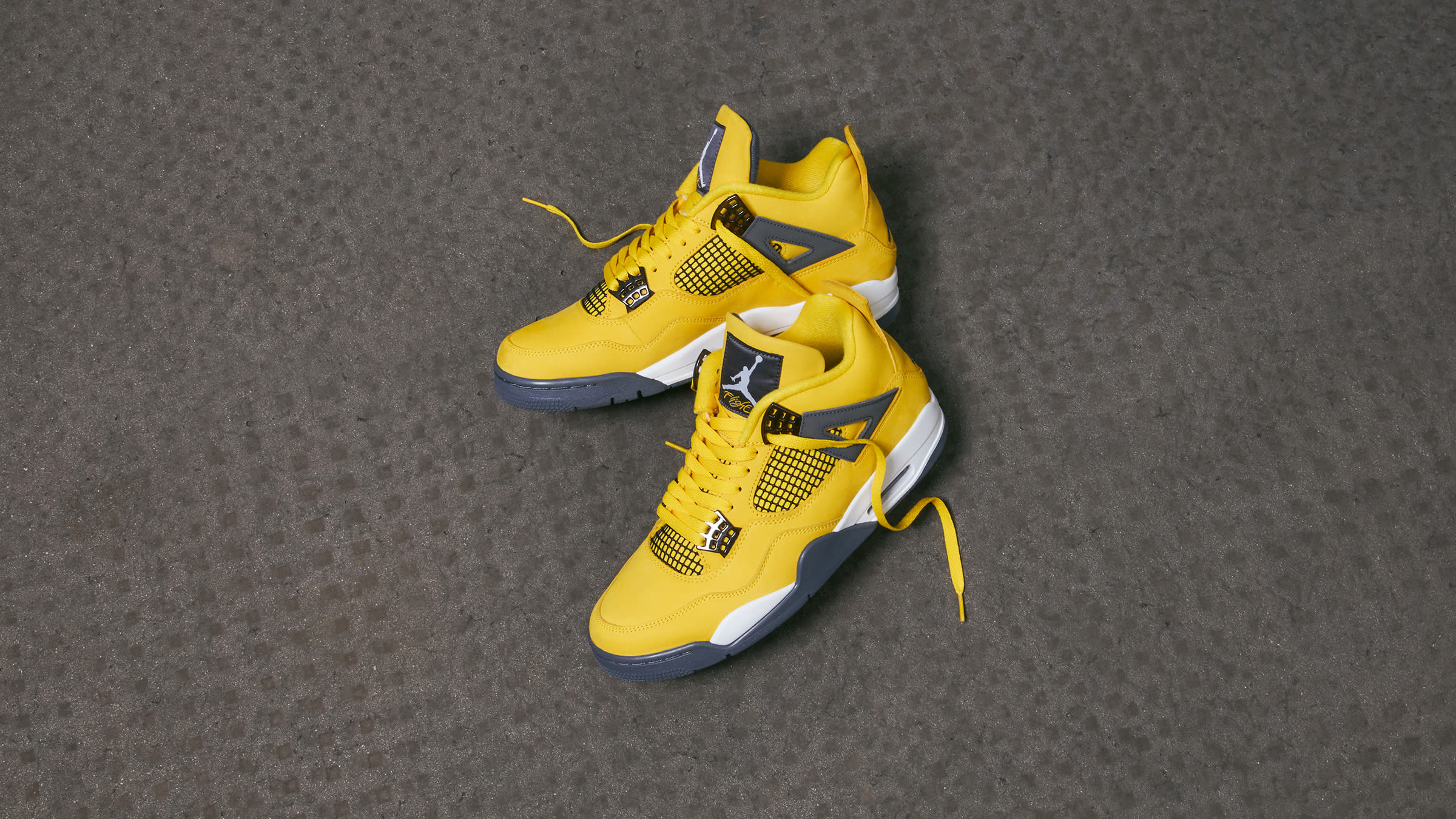 Air Jordan 4 Retro (Tour Yellow & Blue Grey) | END. Launches
