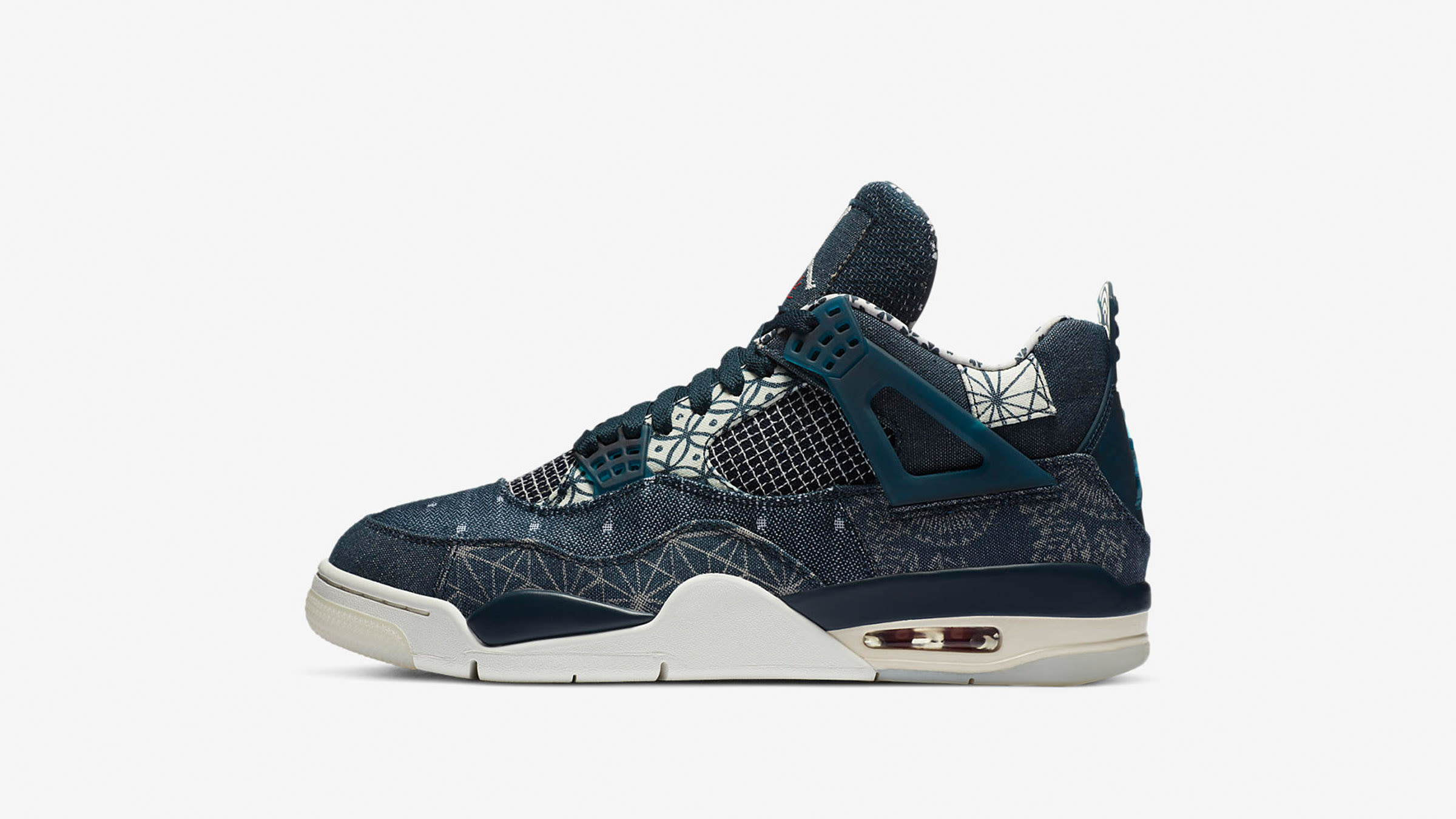 Air Jordan 4 Retro (Deep Ocean, Red, Sail & Grey) | END. Launches