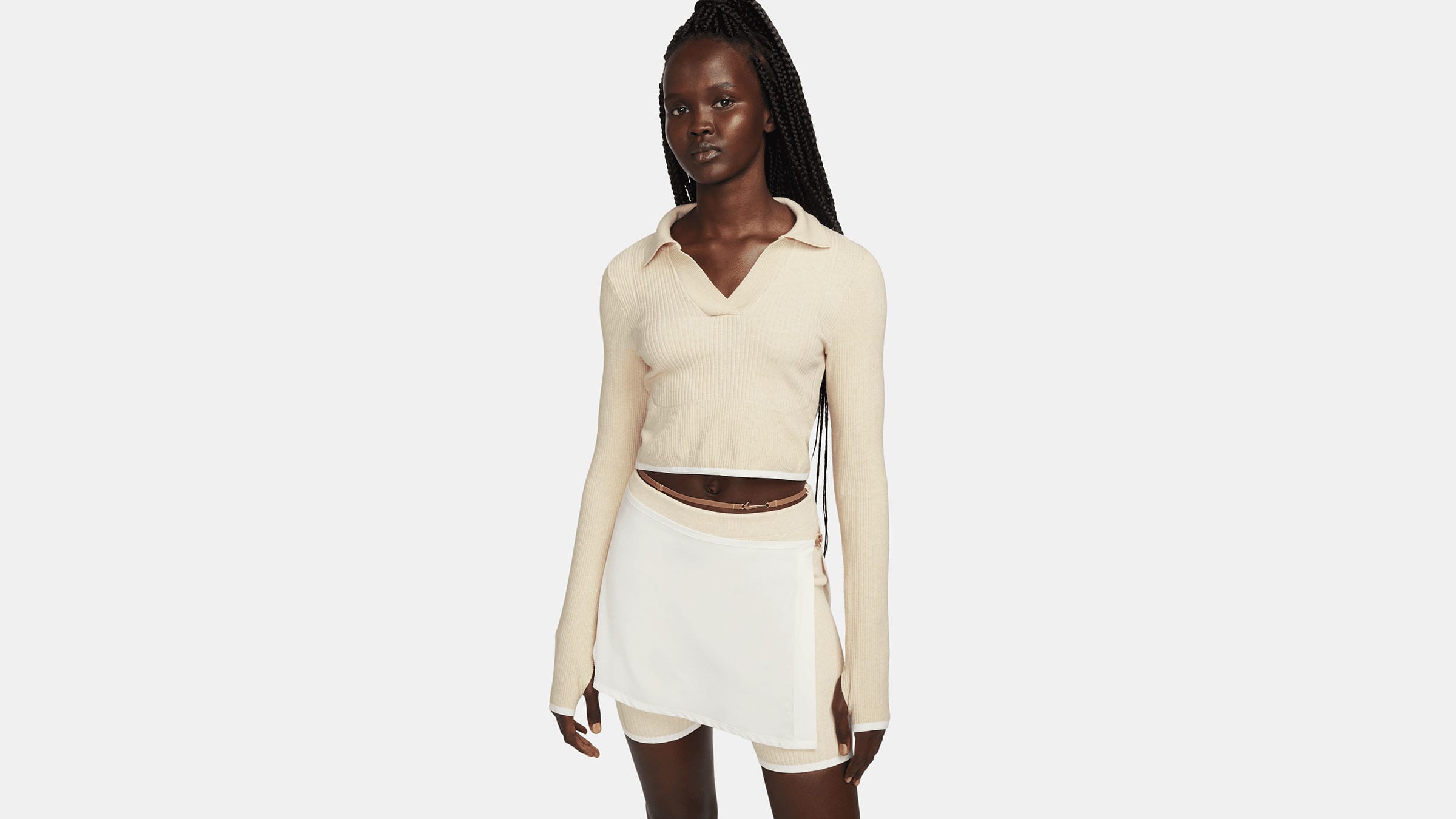Nike x Jacquemus Polo Top (Pearl White) | END. Launches
