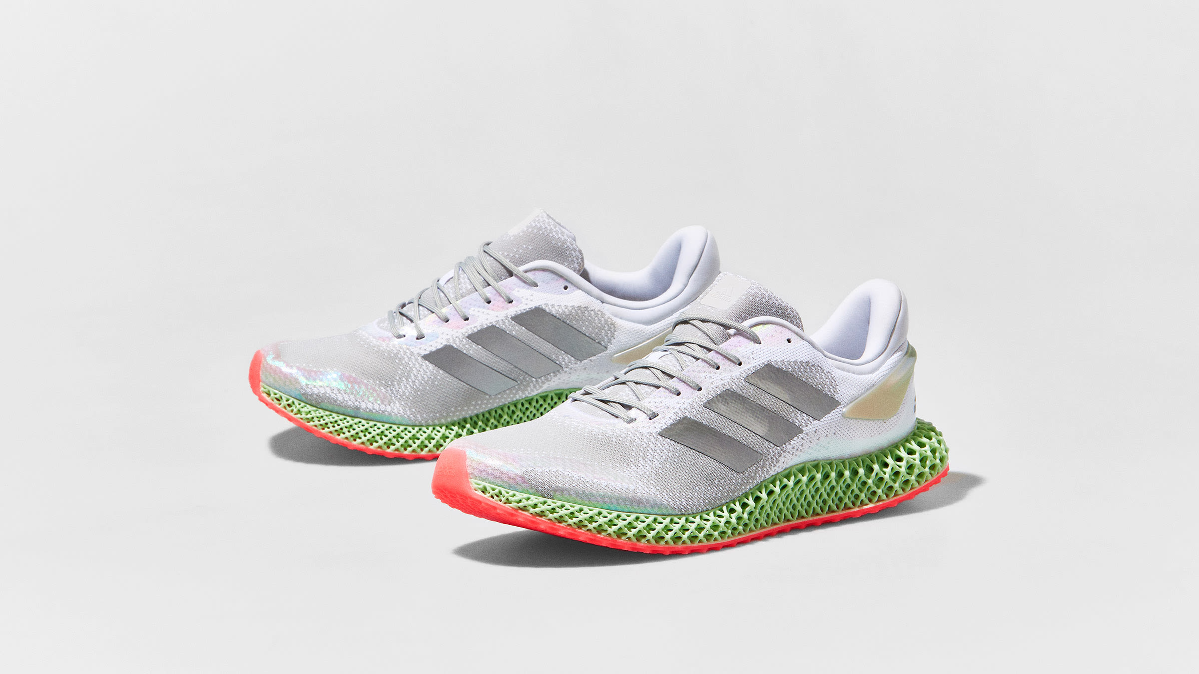 Adidas Ultra 4D (White, Silver & Signature Pink) | END. Launches
