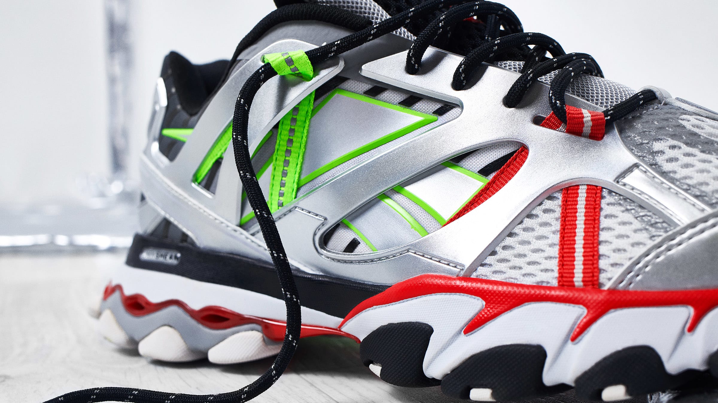 END. x Reebok DMX Trail Shadow 'Mercury' (Cold Grey, Pure Grey & Red ...