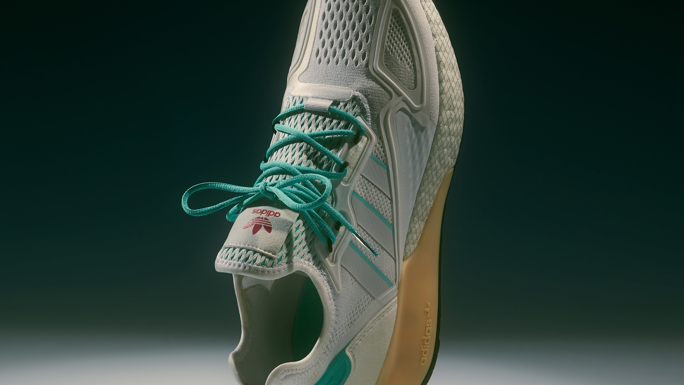 Adidas ZX 2K Boost (Crystal White, Grey & Green) | END. Launches