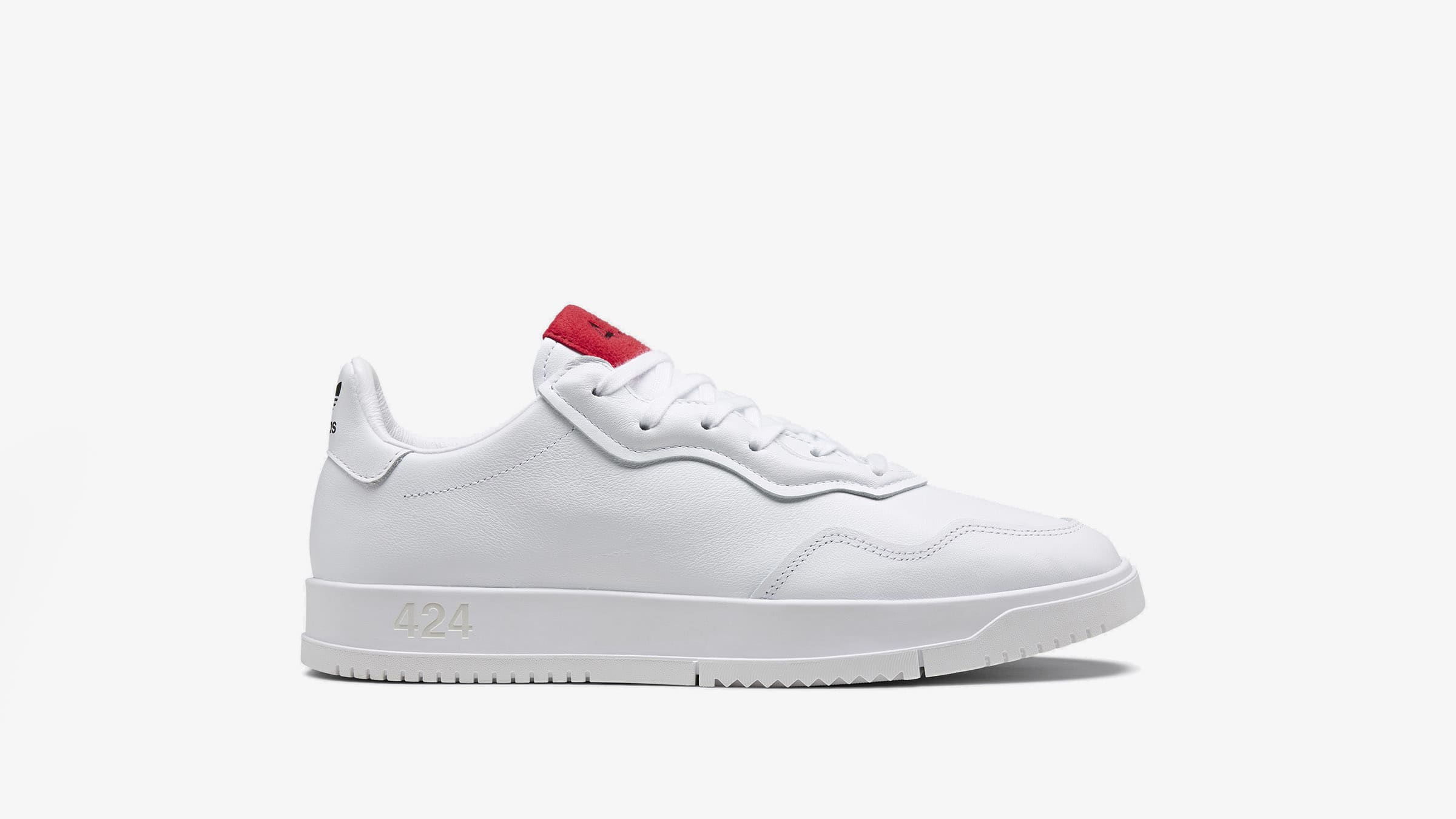 Adidas x 424 SC Premiere (White & Red) | END. Launches