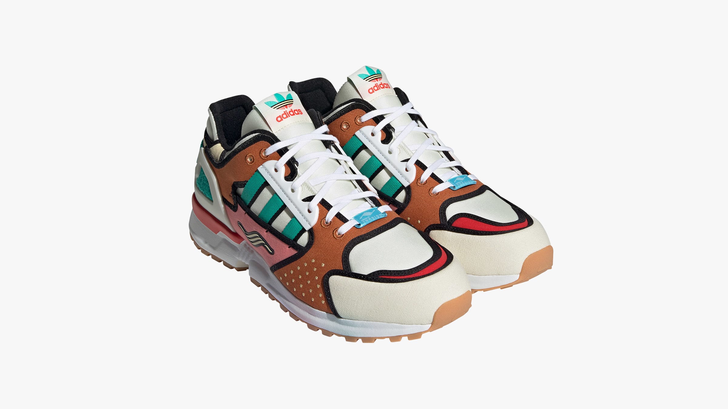 Adidas A-ZX 10,000 Krusty Burger (White) | END. Launches