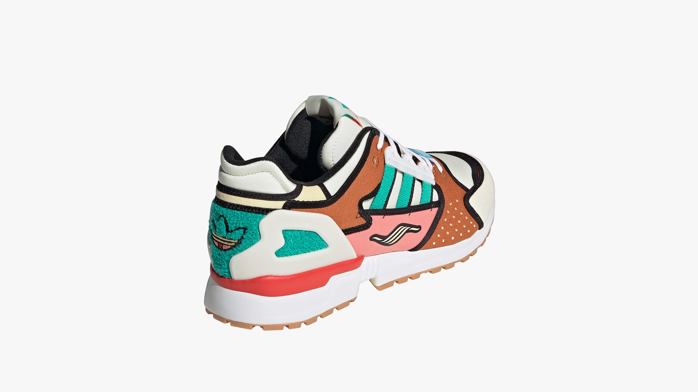 Adidas A-ZX 10,000 Krusty Burger (White) | END. Launches