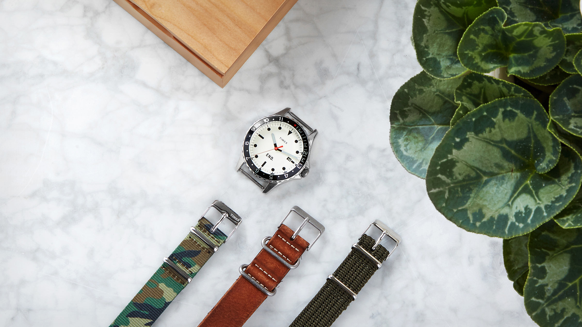 END. x Timex Navi Ocean Watch (Off White) | END. Launches