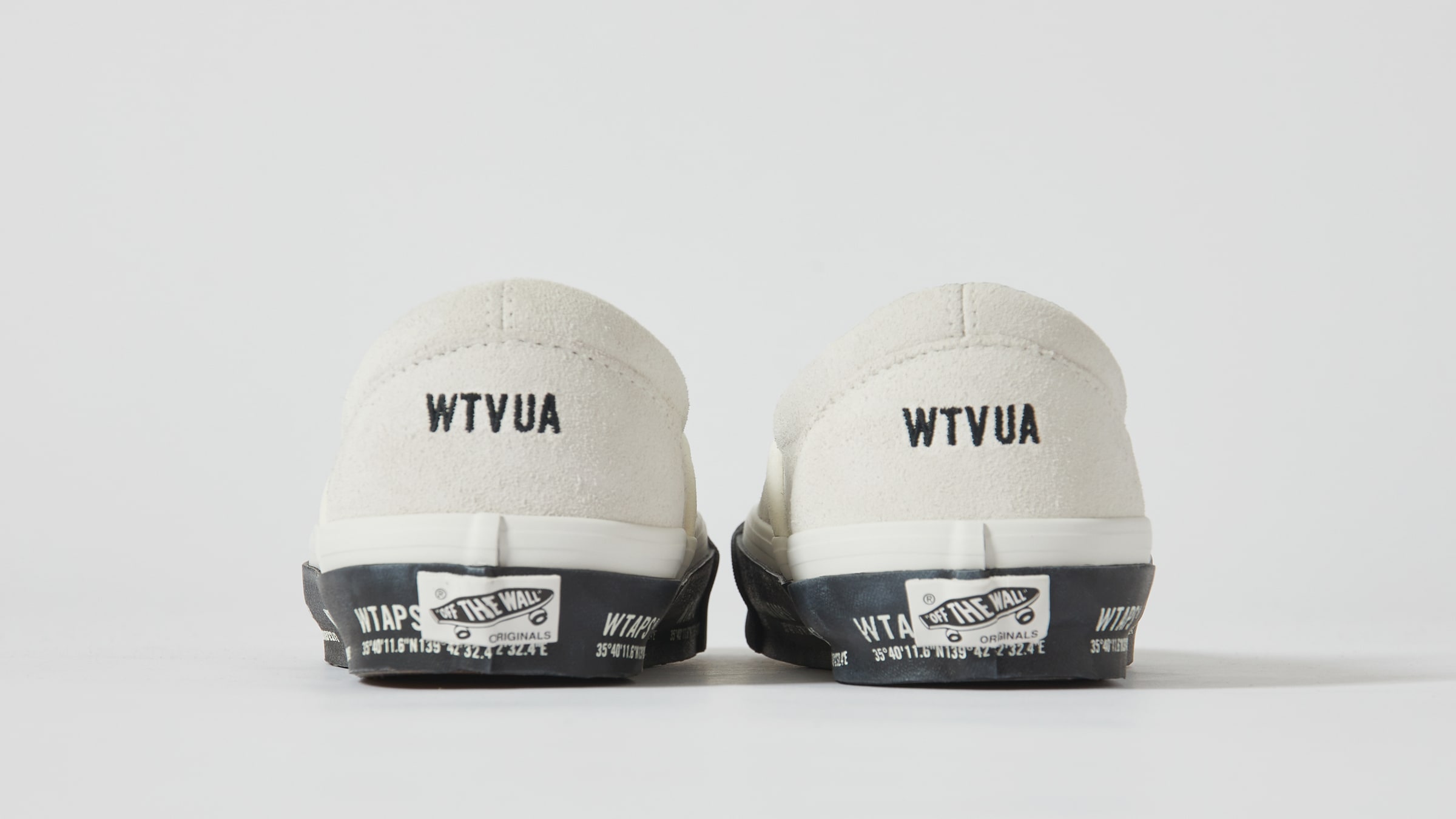 Vans Vault x WTAPS Classic Slip On LX (White & Black) | END. Launches